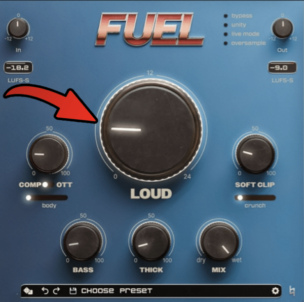 Musik Hack's Fuel Plugin